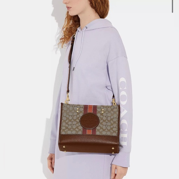 Coach | Bags | Coach Dempsey Carryall In Signature Jacquard With Stripe ...